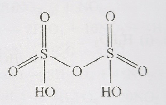 What is the structure of H2S2O7 - the unconditional guru